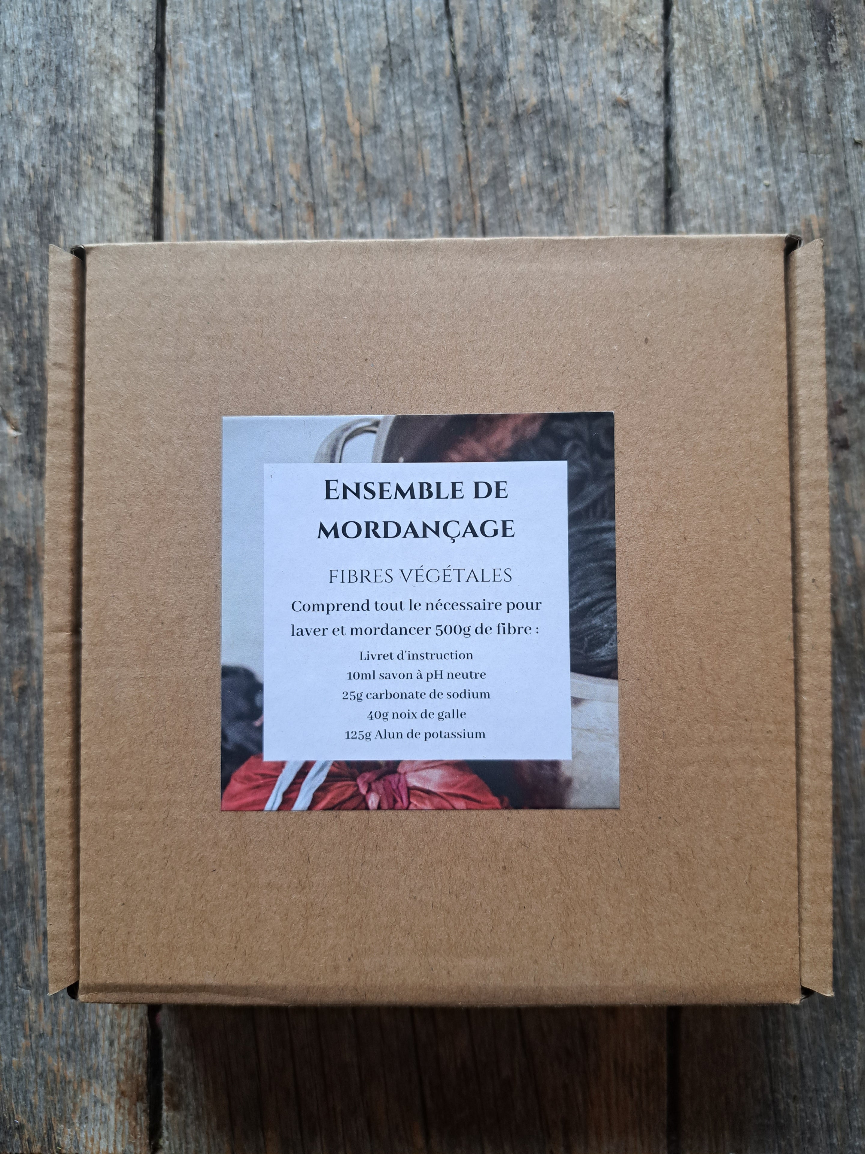 Kit de mordançage pour fibres végétales – Dahlia Milon